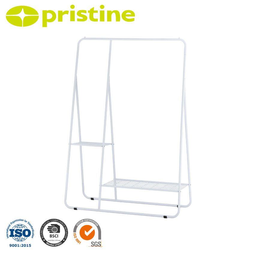 Single Clothes Rack With Wire Shelf-HUEI TYNG ENTERPRISE CO., LTD.