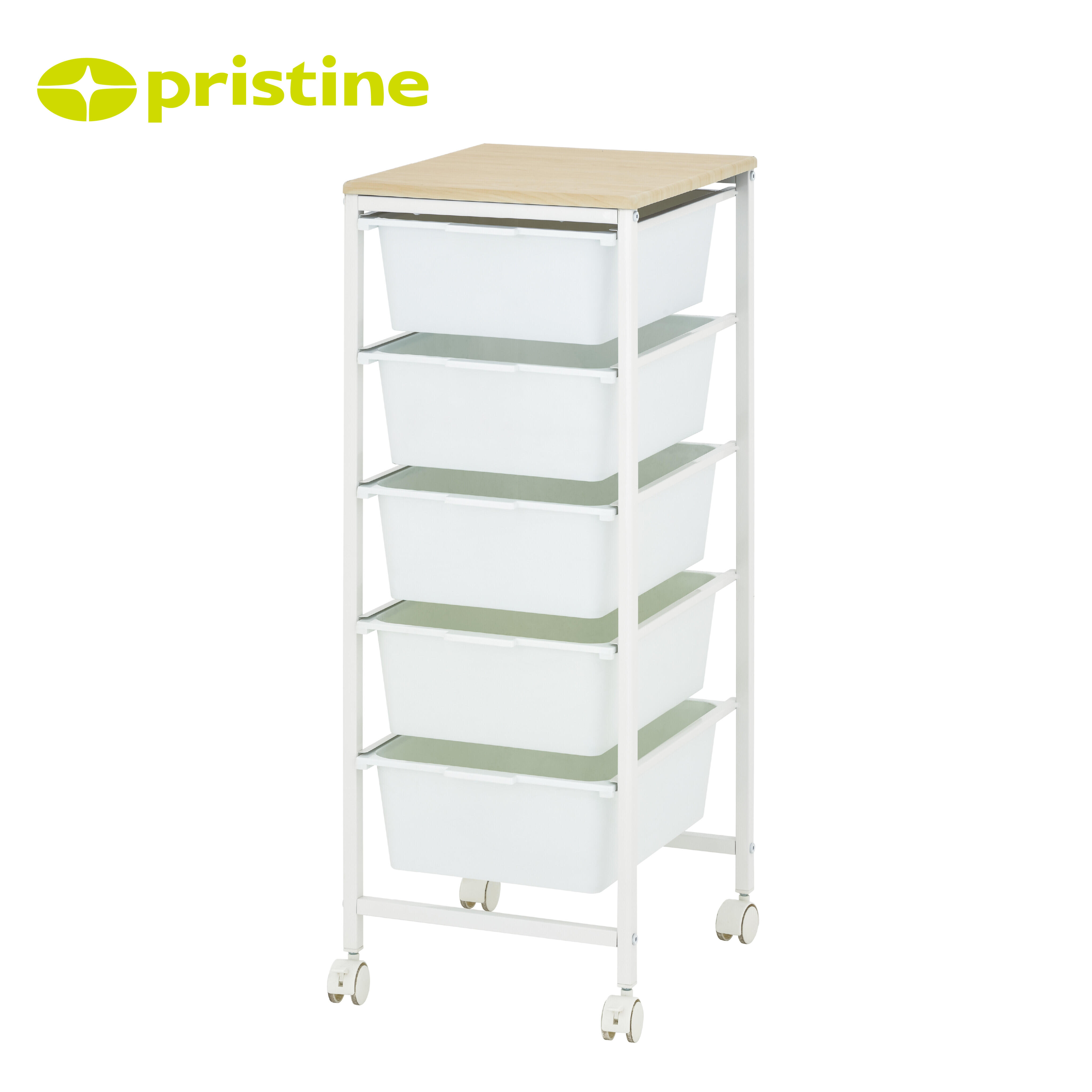 5-Tier Plastic Storage Drawer with Wood Shelf-HUEI TYNG ENTERPRISE CO ...