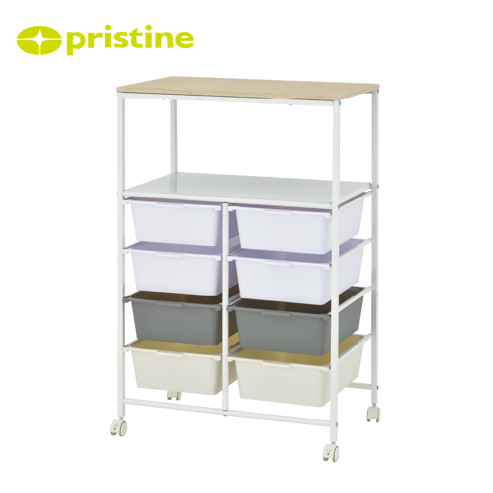 8 Tier Plastic Storage Drawer with 2 Shelves-HUEI TYNG ENTERPRISE CO., LTD.